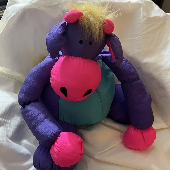 Stuffins | Toys | Stuffins 997 Lumpys Gang Nylon Puffalump Purple Cow ...